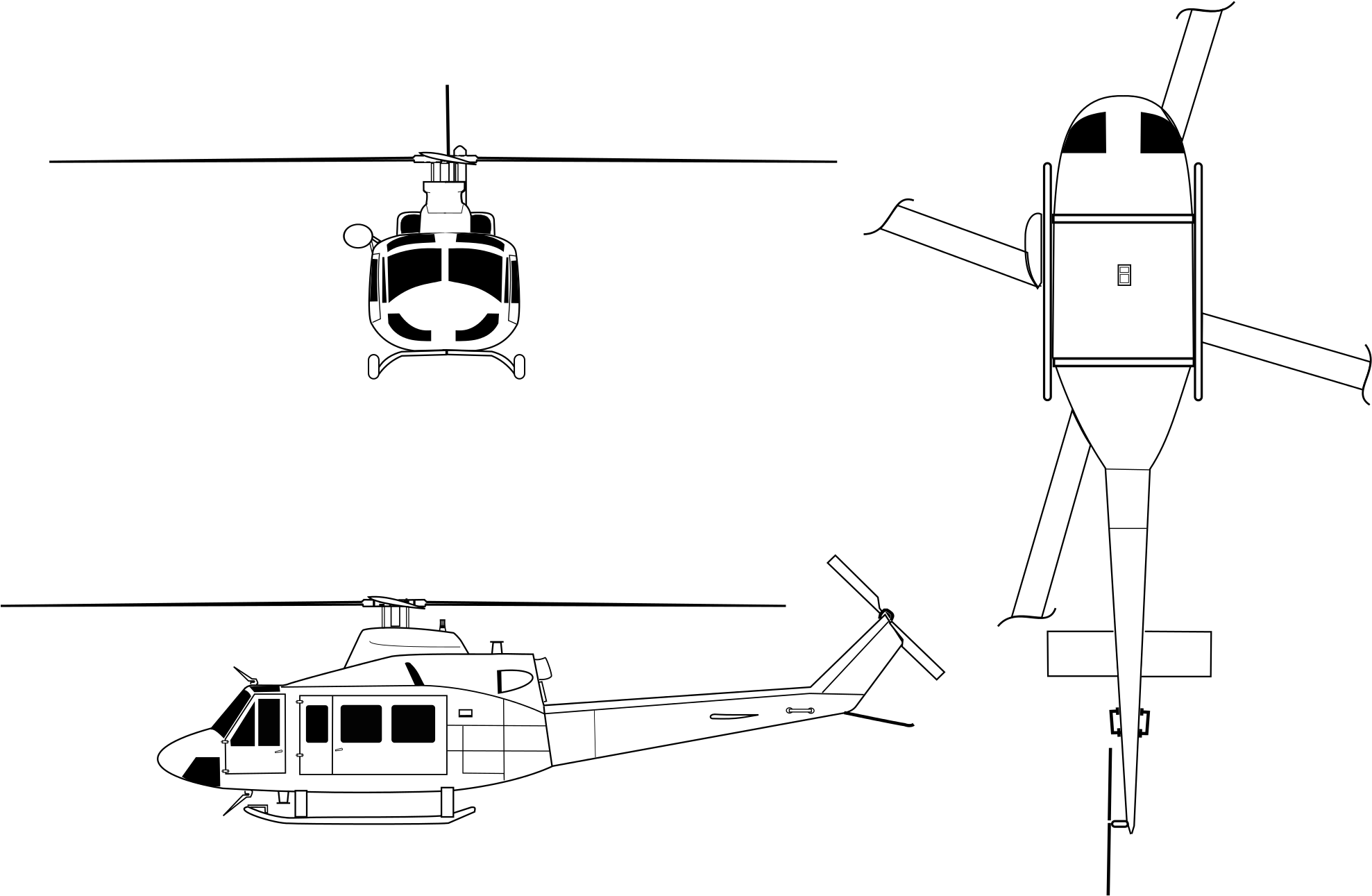 Drawing Helicopters Transparent Png Clipart Free Download - Bell 412 ...