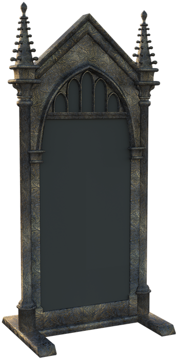 Mirror Old Reflection Vintage Frame Mood Antique - Arch Clipart - Large ...