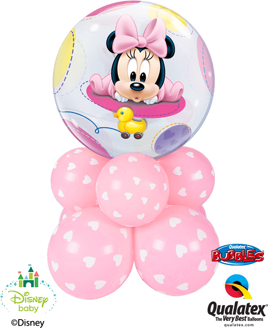 Baby Minnie Super Base - Baby Minnie Mouse Ballonnen Clipart - Large ...