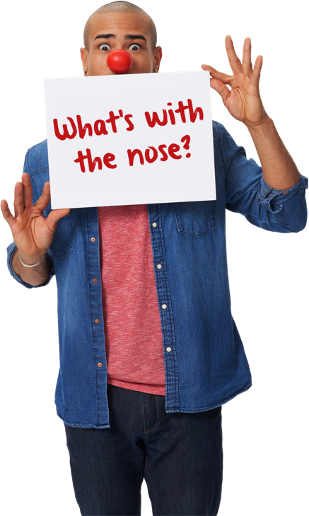 Red Nose Day Clipart - Large Size Png Image - PikPng