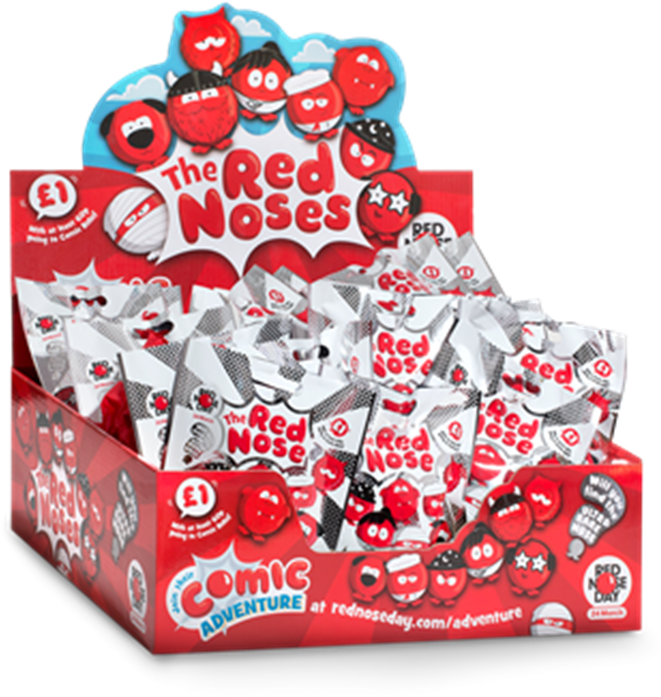 Red Nose Day, Bake Sale, Fundraising Ideas - Red Nose Day Nose In A Box ...