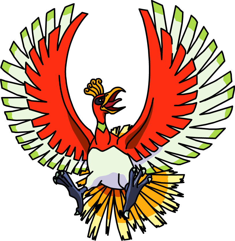 Ho Oh Png - Ho Oh Pokemon Png Clipart - Large Size Png Image - PikPng