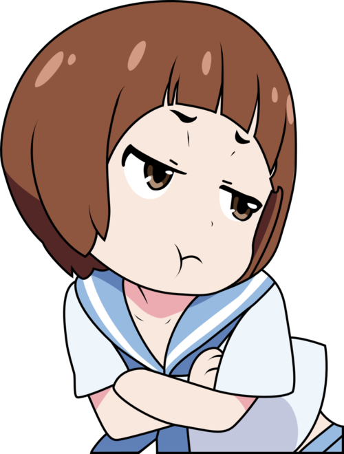 Cute Kill La Kill Mako Clipart - Large Size Png Image - PikPng
