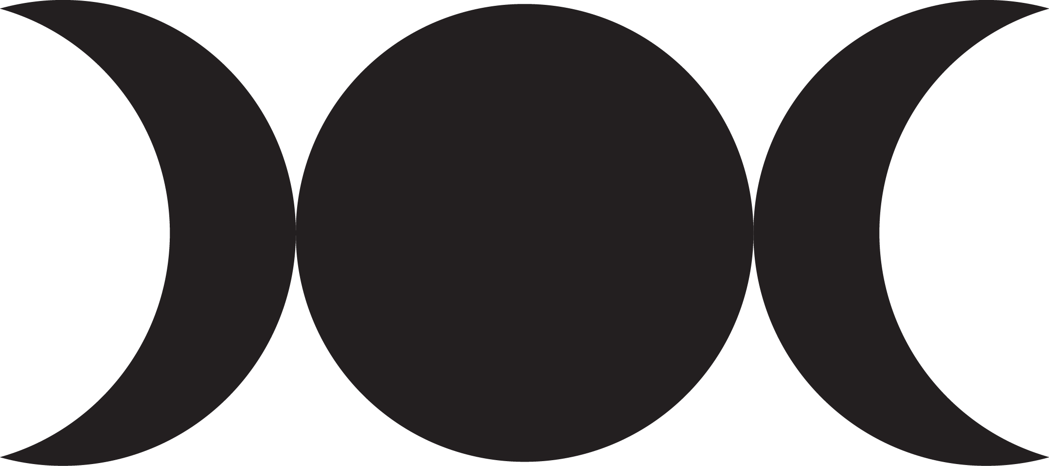 Crescent Vector Celtic Moon - Triple Moon Clipart - Large Size Png ...