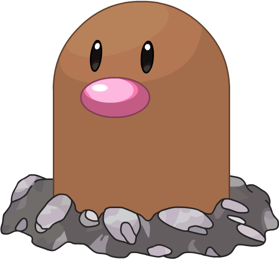 [view Image] - Diglett Pokemon Clipart - Large Size Png Image - PikPng