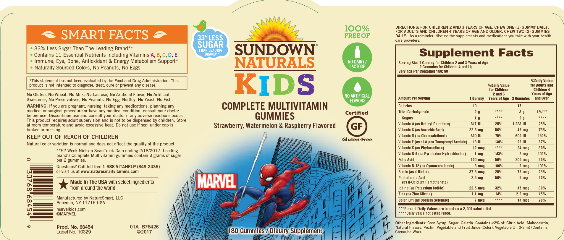 Spider-man Complete Multivitamin Gummies - Spider-man Clipart - Large ...