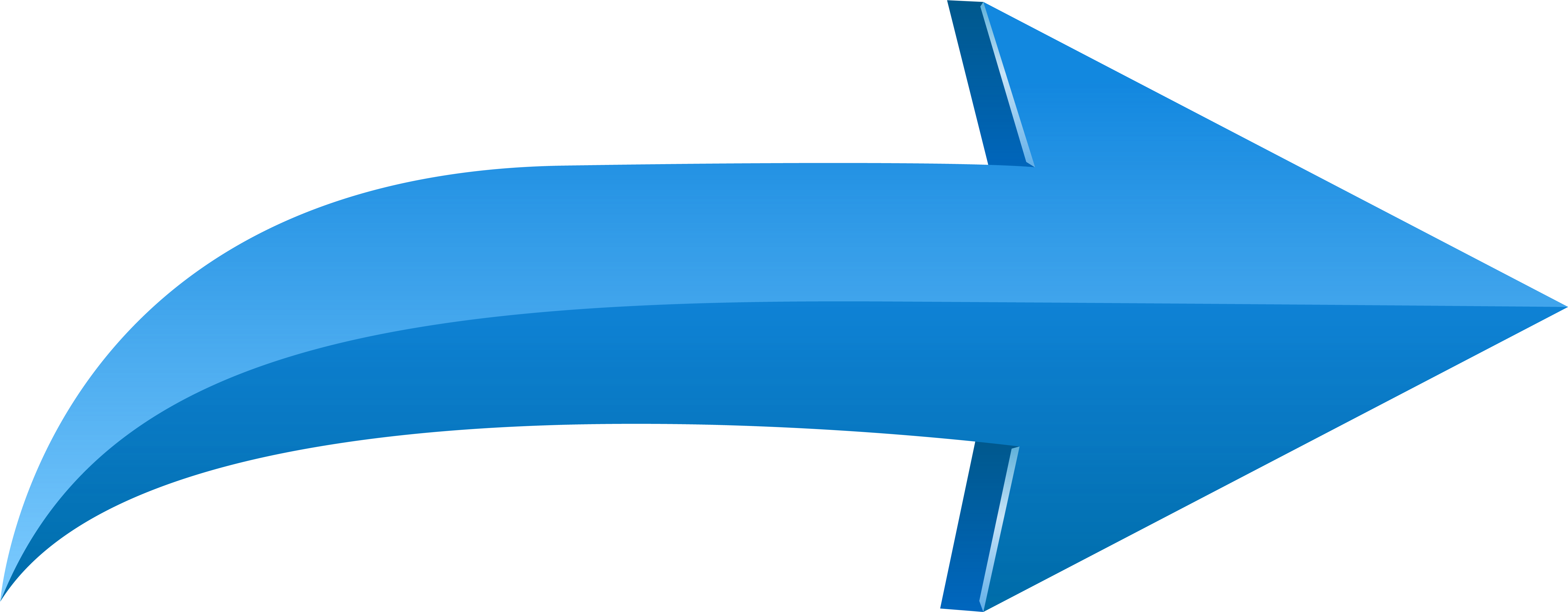 Blue Arrow Png Transparent Clipart - Large Size Png Image - PikPng