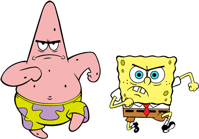 Download Spongebob Dancing Gif Transparent - Patrick And Spongebob Png ...