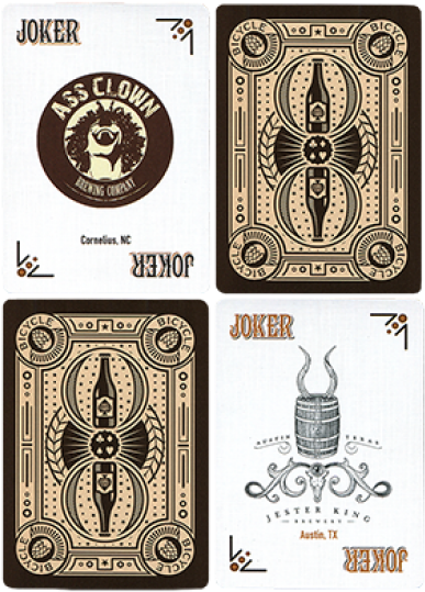Bicycle Craft Beer Playing Cards Clipart - Large Size Png Image - PikPng