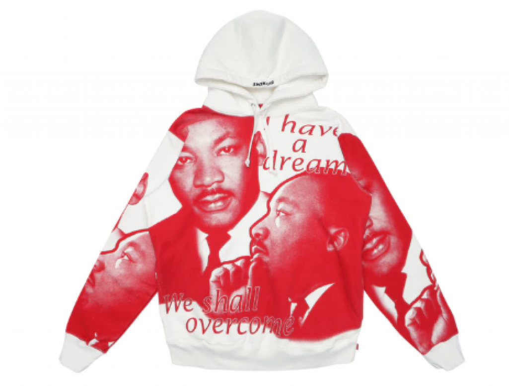 Supreme Mlk Hoodie Sweatshirt - Supreme Mlk Hoodie Clipart - Large Size ...