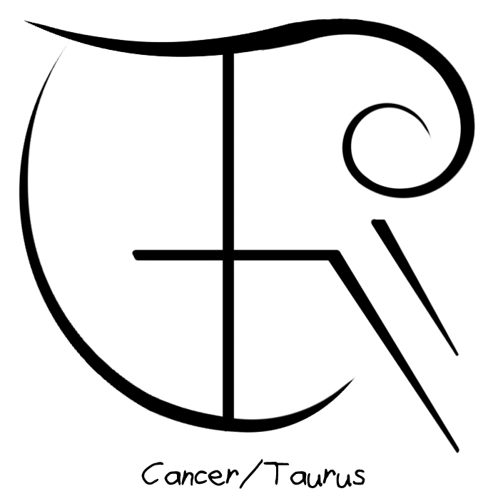 “cancer/taurus” Sigil - Line Art Clipart - Large Size Png Image - PikPng
