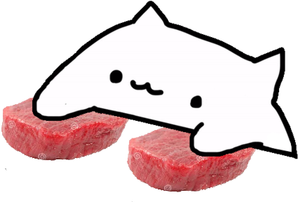 *spanks Meat* - Bongo Cat Meme Template Clipart - Large Size Png Image ...
