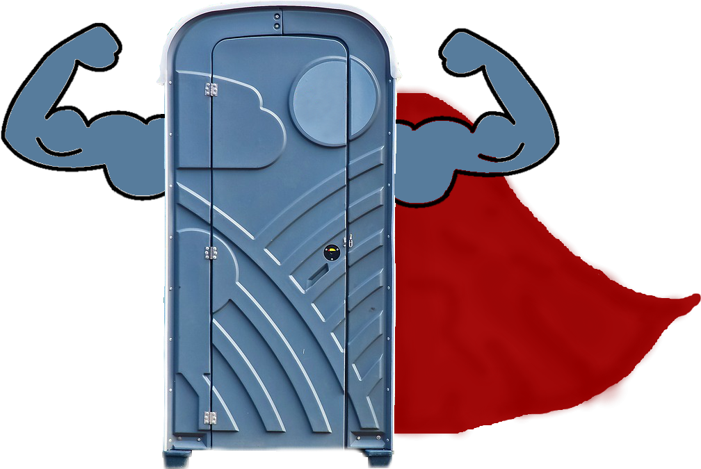 Porta-potty, Porta Potties, Superhero, Sanitation Superhero, - Port A ...