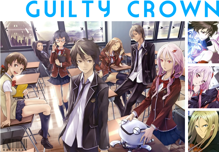 30 Days Of Guilty Crown - Anime Guilty Crown Characters Clipart - Large ...