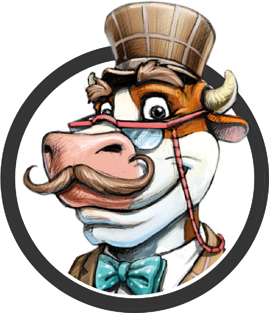 Vintage Cash Cow Logo - Vintage Cash Cow Clipart - Large Size Png Image ...