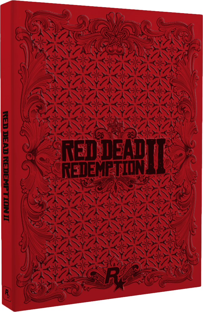 Red Dead Redemption 2 Steelbook - Book Cover Clipart - Large Size Png ...