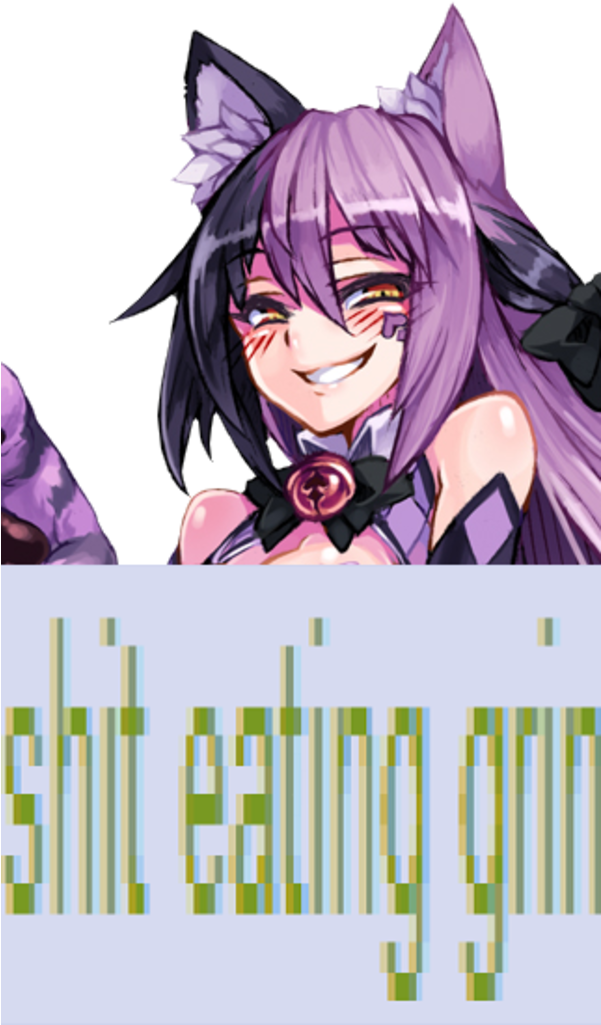 Anime Shit Png - Shit Eating Grin Cat Clipart - Large Size Png Image ...