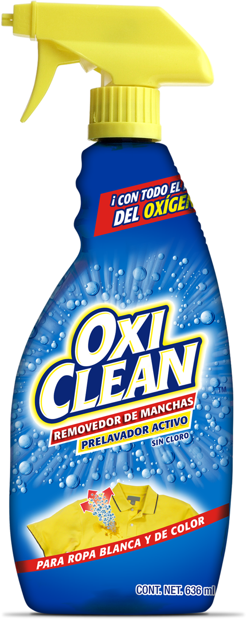 Oxiclean Prelavado - Oxiclean Spray Clipart - Large Size Png Image - PikPng