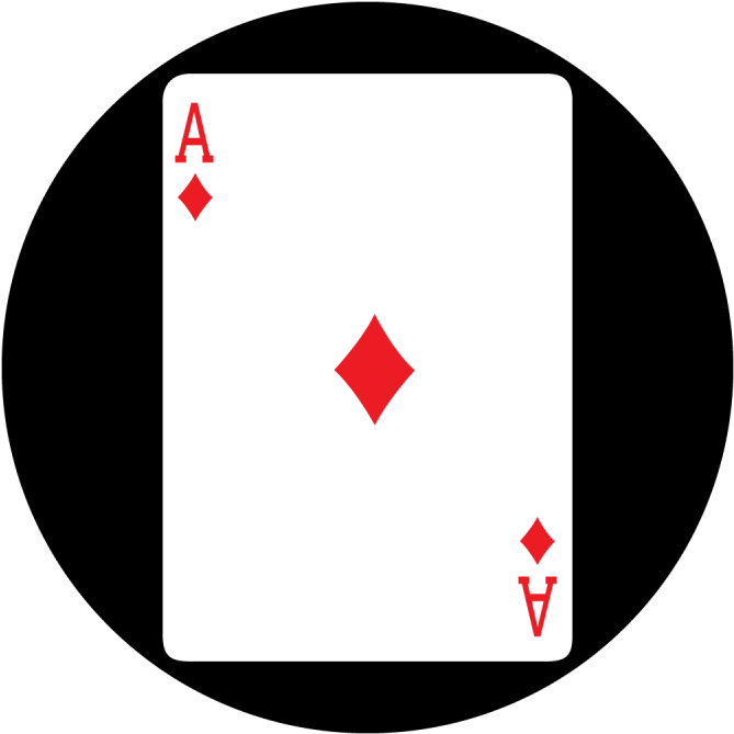 Red Card - Ace Of Diamonds Clipart - Large Size Png Image - PikPng