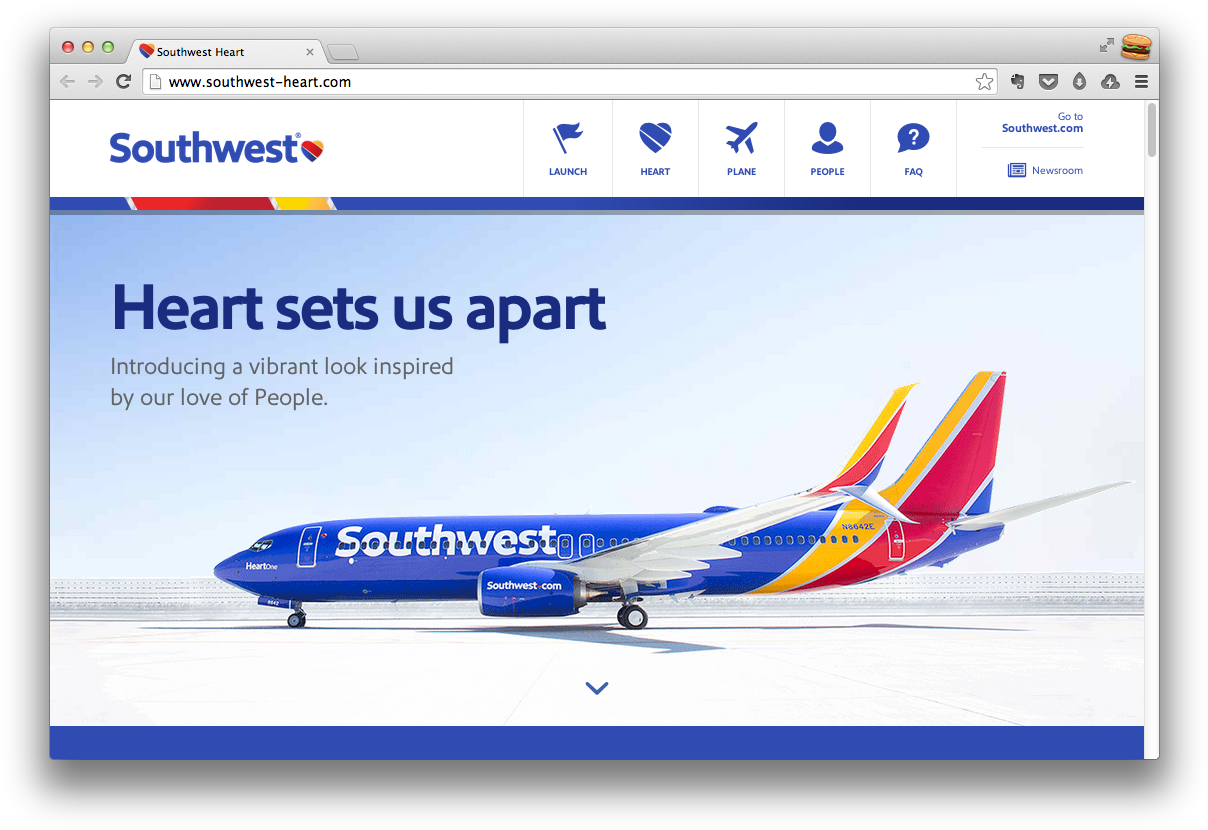Southwest Brand Hub - Southwest Airlines Branding Photography Clipart ...
