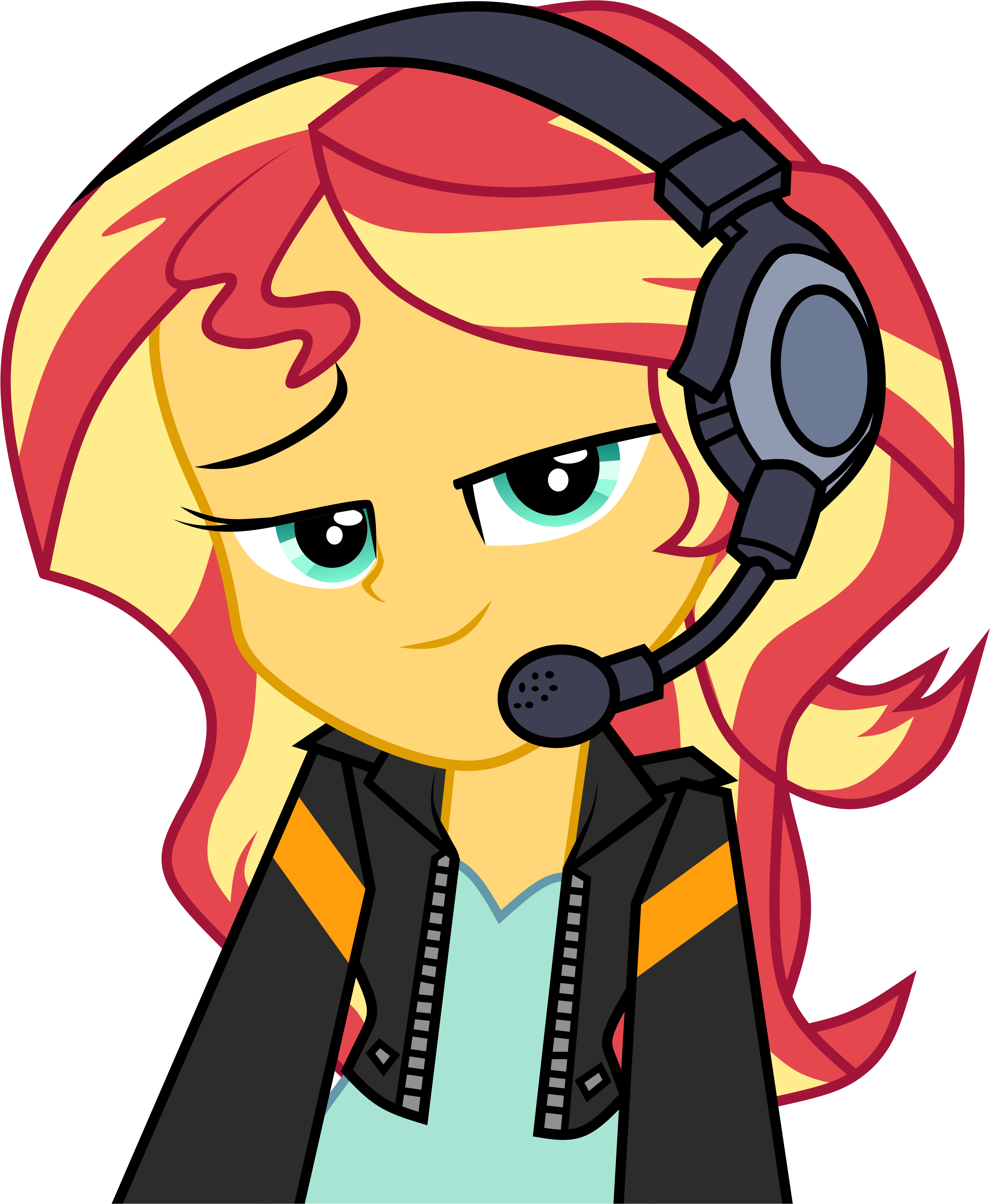 806 Kb Png - Sunset Shimmer Gamer Clipart - Large Size Png Image - PikPng