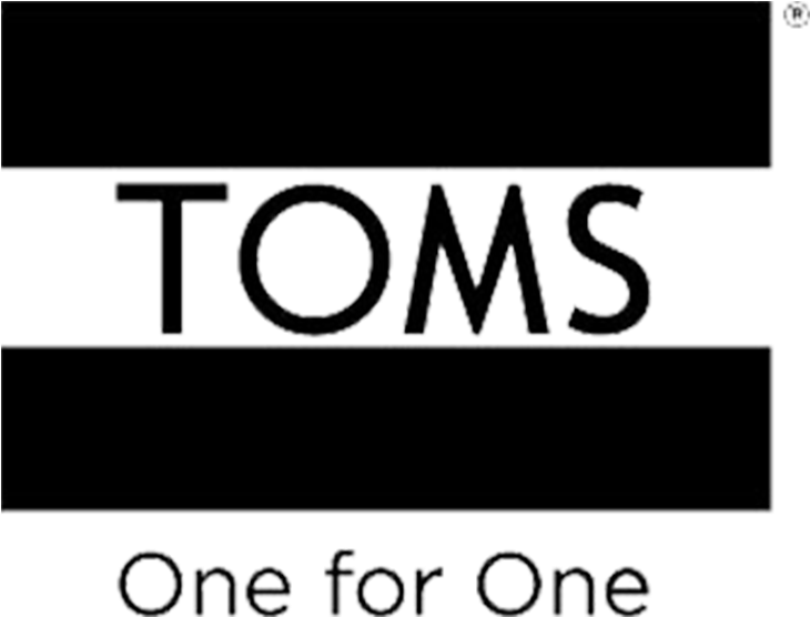 Toms Logo White Png Clipart - Large Size Png Image - PikPng
