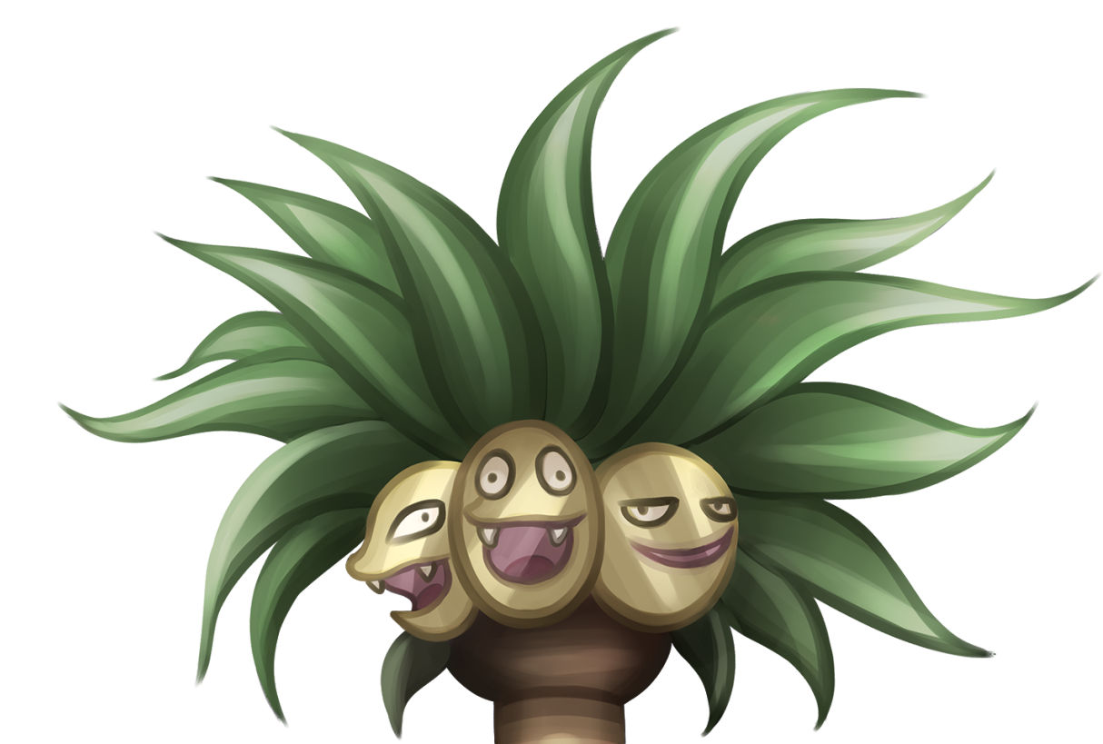 My Art Long Post Pokemon Alola Exeggutor Pokemon Sun - Illustration ...