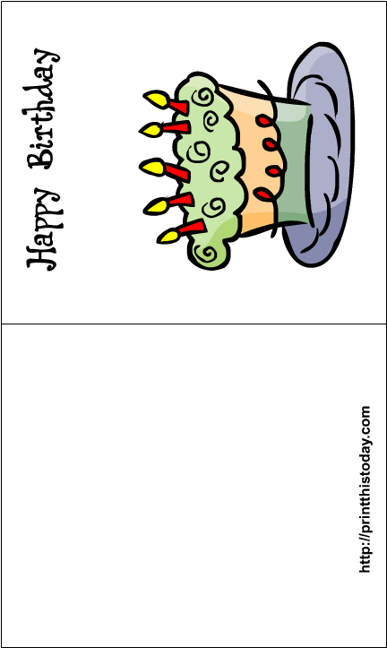 Printable Shaded Line Paper - Happy Birthday Cards To Print Clipart ...