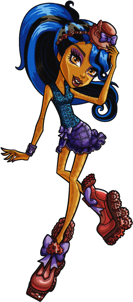 Monster High Character Robecca Steam Clipart - Large Size Png Image ...