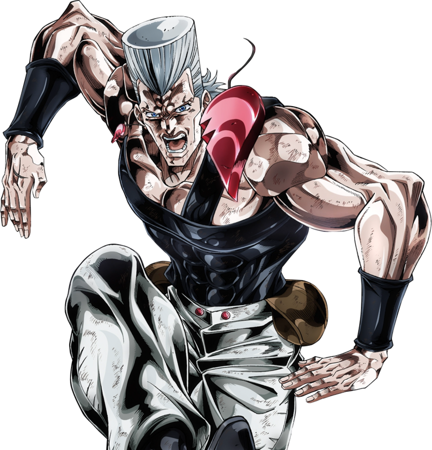 Jojos Bizarre Adventure Polnareff With Transparent - Jean Pierre Polnareff Pose Clipart - Large ...