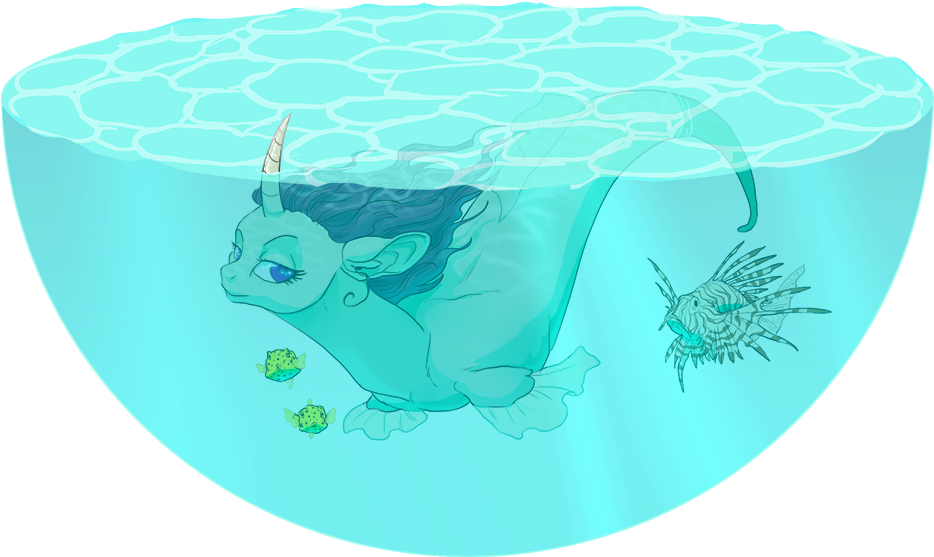 Download Bellmod, Curved Horn, Fish, Lionfish, Oc, Oc - Coffee Table ...