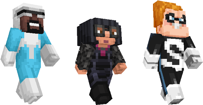 The Incredibles Skin Pack Is Out Today You Can Find - Minecraft ...