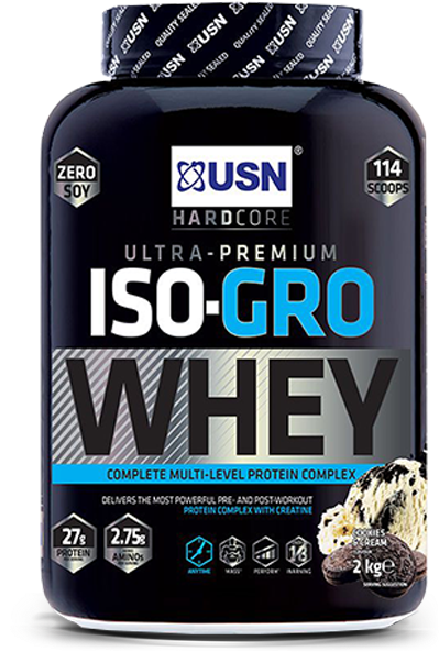 Iso-gro Whey - Usn Iso Gro Clipart - Large Size Png Image - PikPng