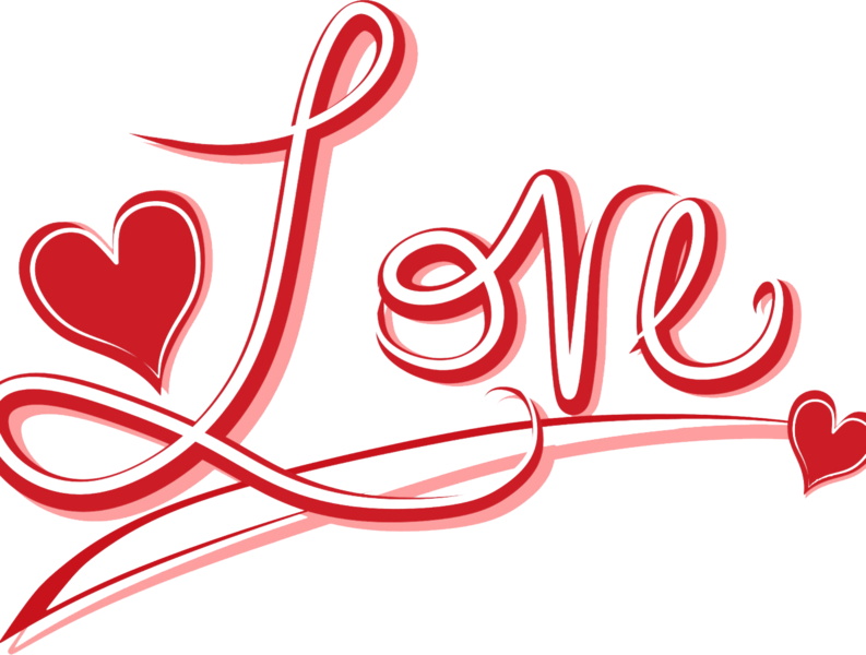 Love Logo - Love In Bubble Writing Clipart - Large Size Png Image - PikPng