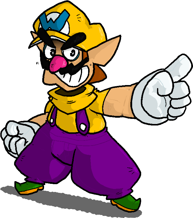 Wario - Cartoon Clipart - Large Size Png Image - PikPng