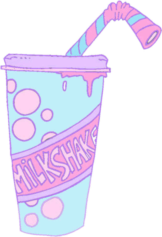 Milkshake Sticker - Milkshake Pastel Png Clipart - Large Size Png Image ...