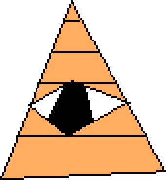 Tringle Eye Thing - Triangle Clipart - Large Size Png Image - PikPng