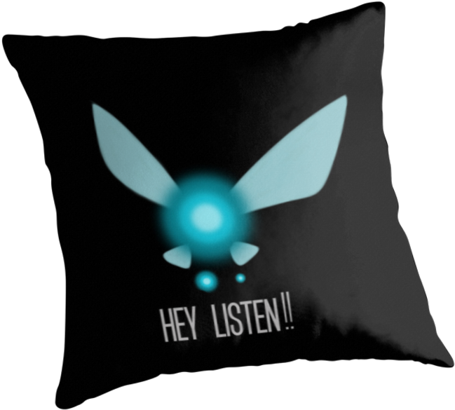 Navi Hey Listen By Calvertsheik - Thin Blue Line Throw Pillows Clipart ...