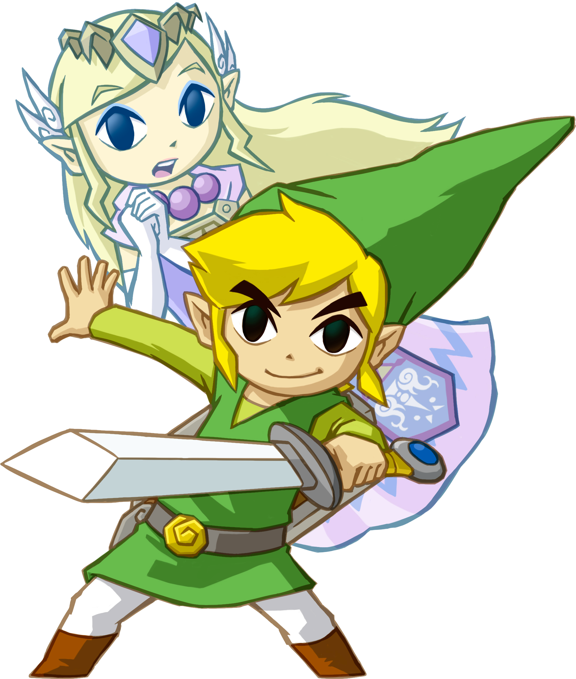 Legend Of Zelda Spirit Tracks Link Clipart Large Size Png Image Pikpng