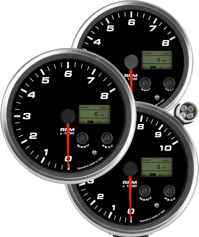 Playback Tachometer - - Tachometer Can Bus Clipart - Large Size Png ...