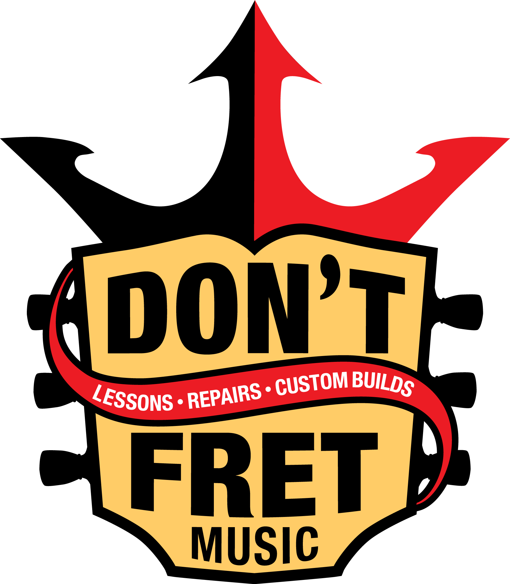 Don't Fret Music @ Music Notes Academy Clipart - Large Size Png Image ...