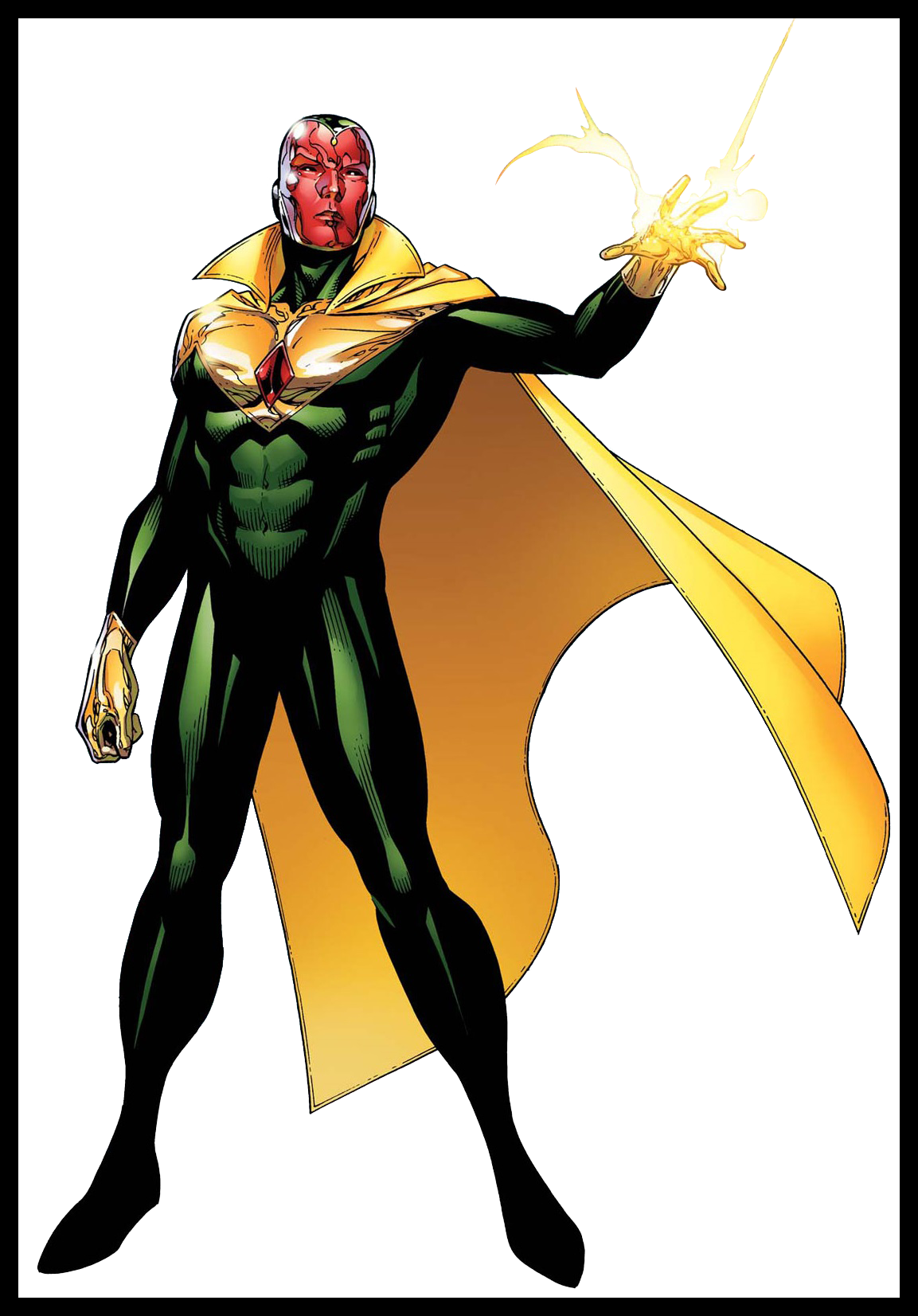 Vision Marvel Comics Costume Clipart - Large Size Png Image - PikPng