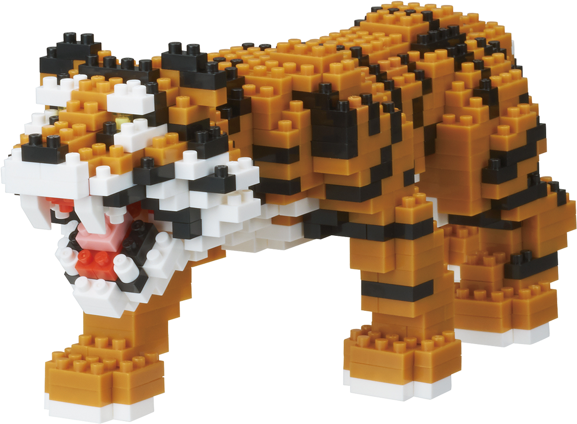 Category Image Fill - Nanoblock Bengal Tiger Clipart - Large Size Png Image - PikPng