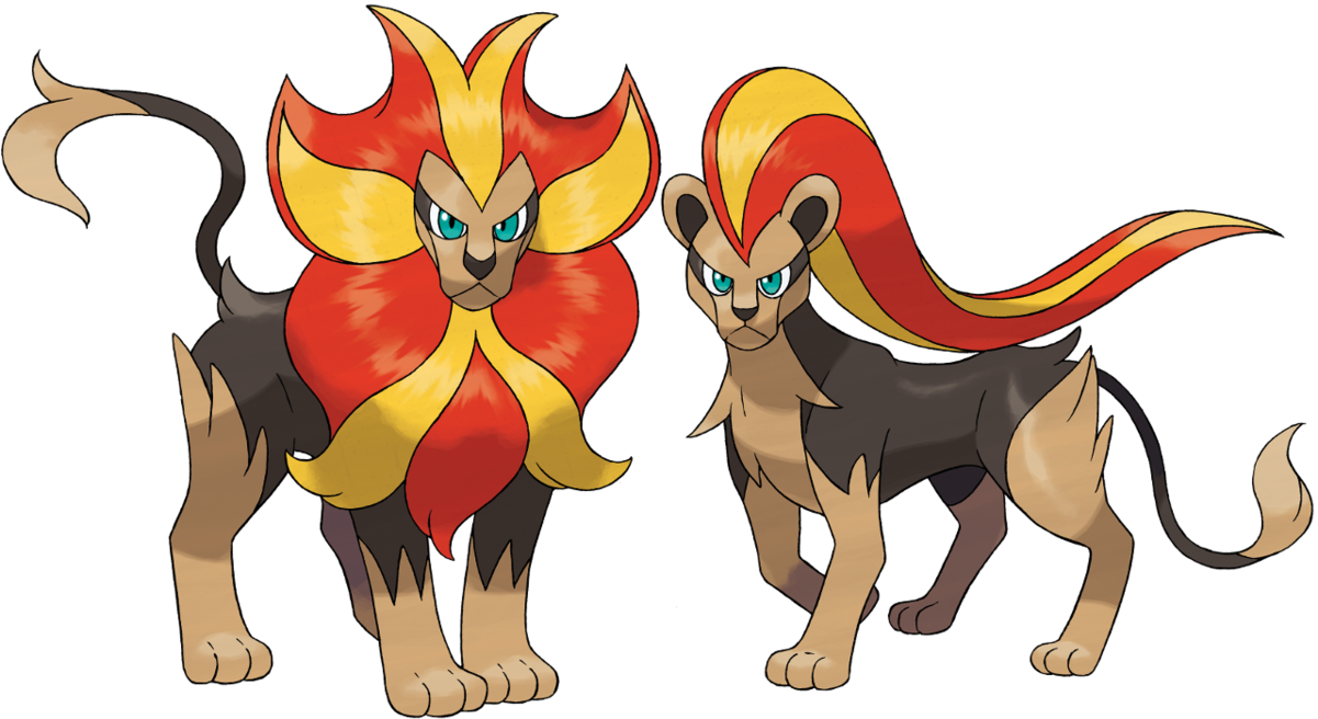 Lions Pokemon Clipart - Large Size Png Image - PikPng