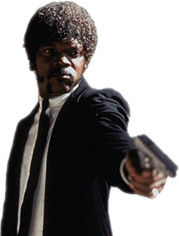 Samuel L Jackson Png - Samuel L Jackson Pulp Fiction Png Clipart ...