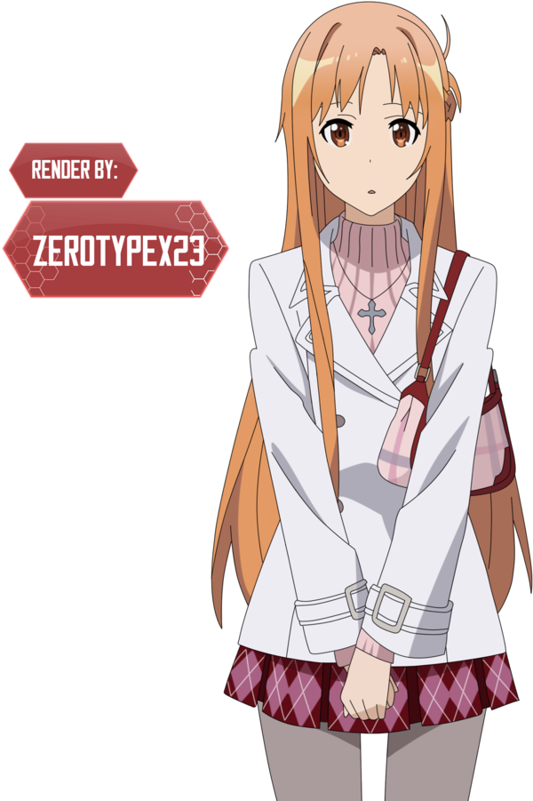 Yuuki Render Sao - Asuna Clipart - Large Size Png Image - PikPng