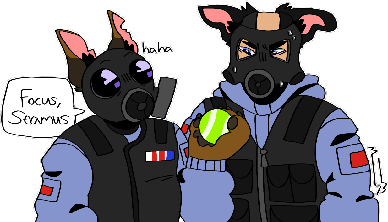 Rainbow Six - Furry - Companion Dog Clipart - Large Size Png Image - PikPng