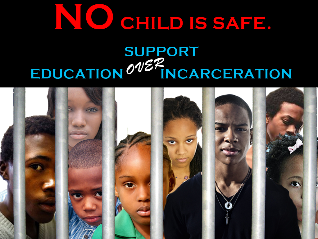 Education Over Mass Incarceration - Children And Prison Clipart - Large ...