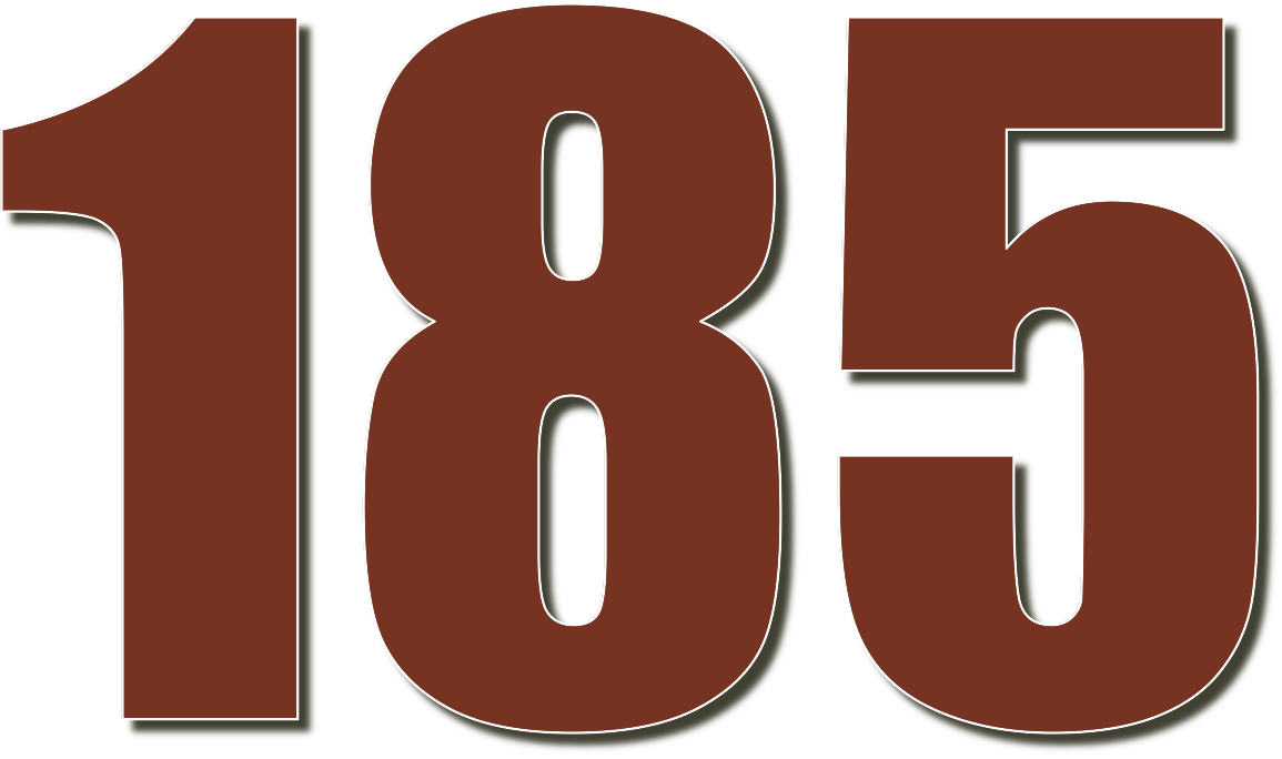 Ring The Damn Bell - 185 Число Clipart - Large Size Png Image - PikPng