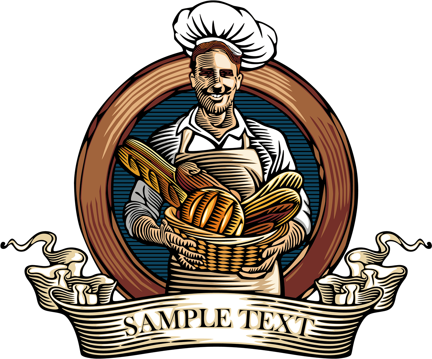 Bakery Bread Illustration Clipart - Large Size Png Image - PikPng